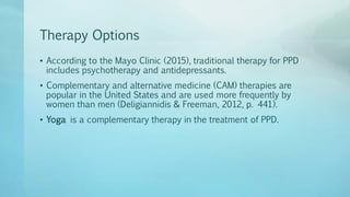 Yoga and Postpartum Depression | PPTX