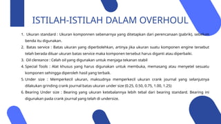 overhaul engine kapal tug boath yanmar 6aym ete | PPT