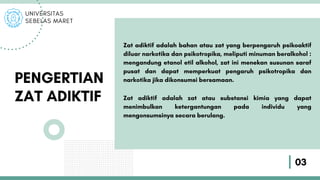 PPT ZAT ADIKTIF KELOMPOK 2bm ttgsdfttfgg | PDF