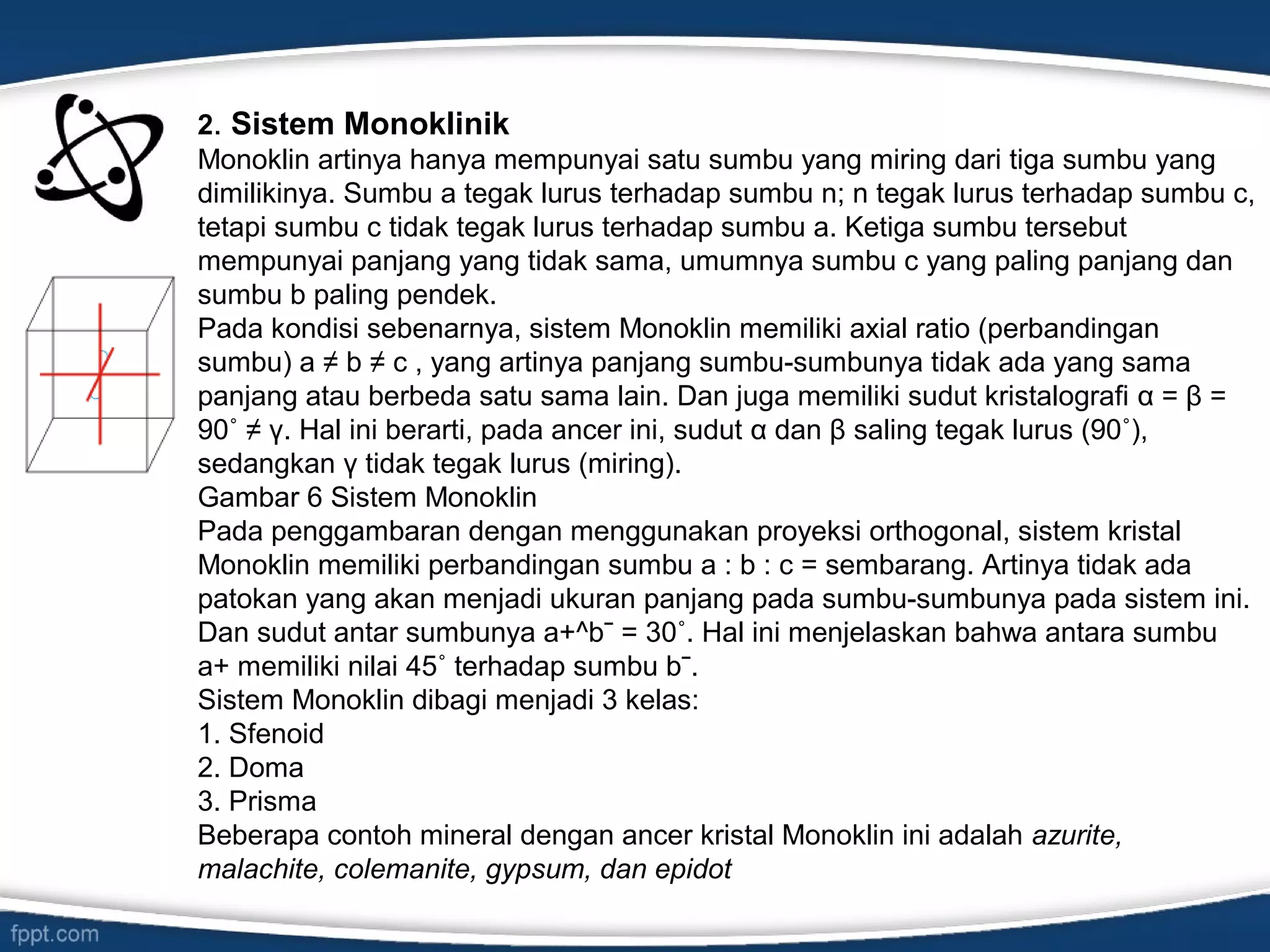Struktur Kristal 1 (Kuliah Fisika Zat Padat) | PPT
