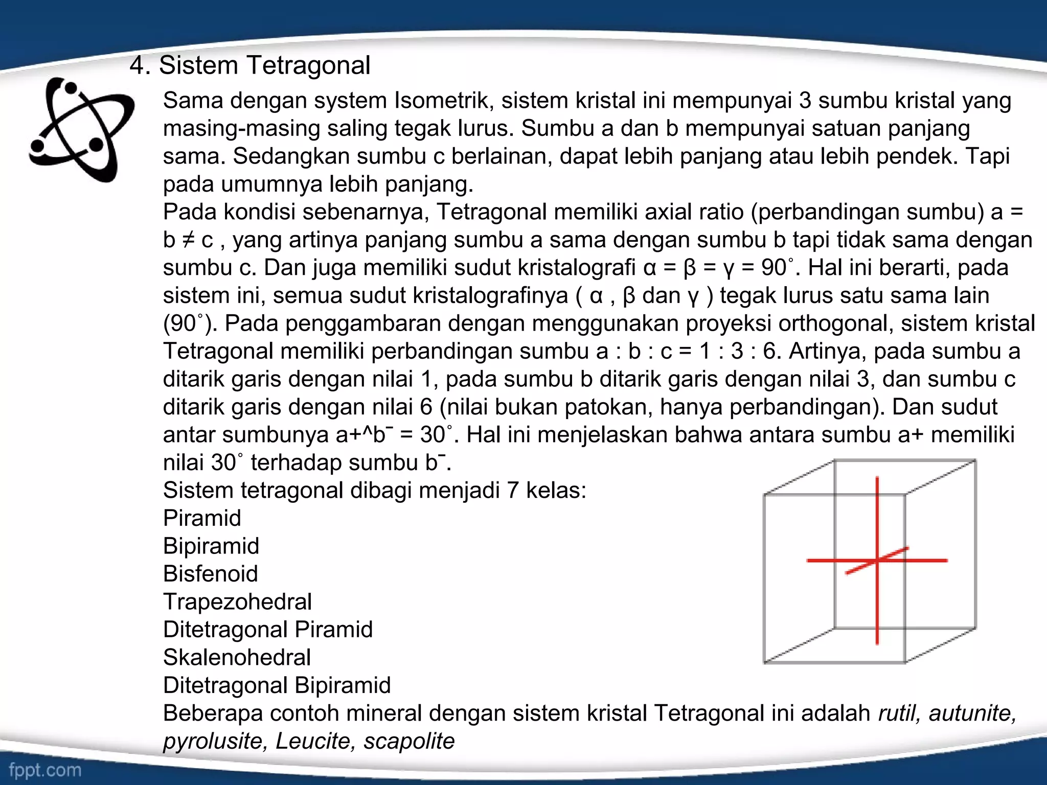 Struktur Kristal 1 (Kuliah Fisika Zat Padat) | PPT
