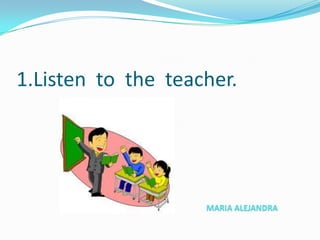 Classroom rules Grade 5 | PPTX