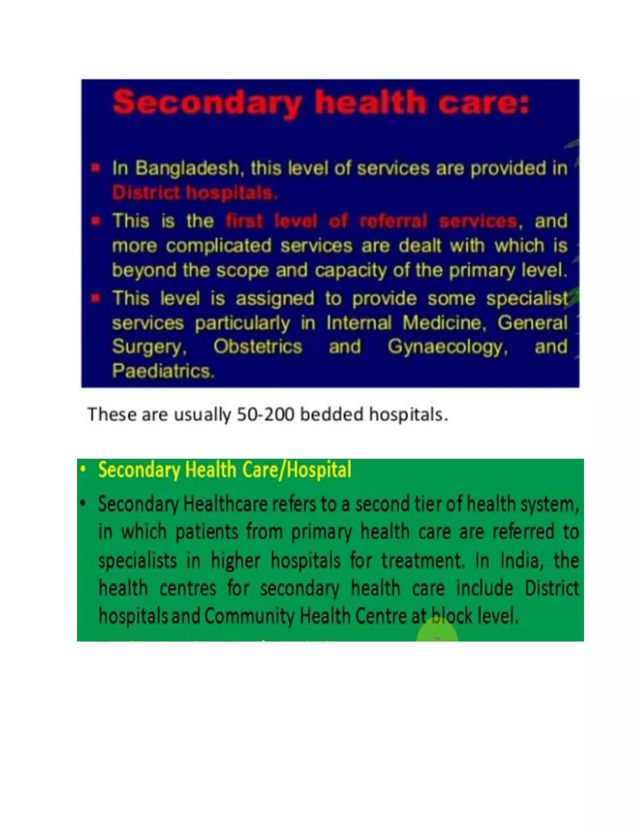 Hospital classification | PDF