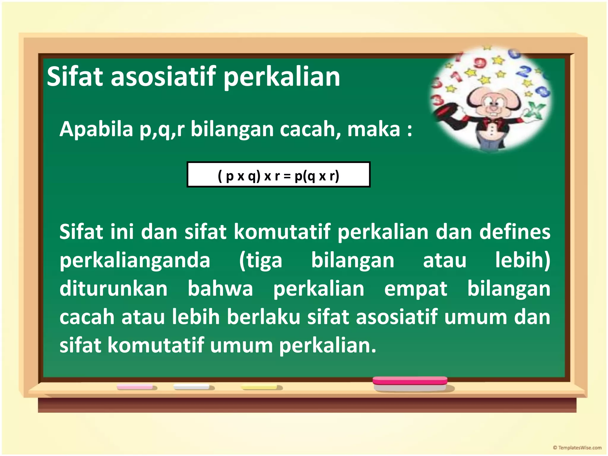 Penjumlahan dan Perkalian Bilangan Cacah | PPT
