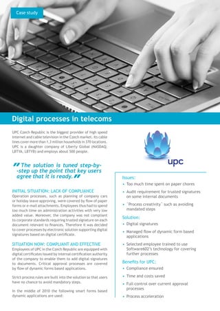 Digital processes in telecoms (UPC) | PDF