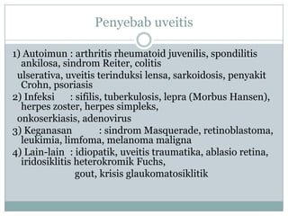 ASUHAN KEPERAWATAN PENYAKIT UVEITIS MATA | PPTX