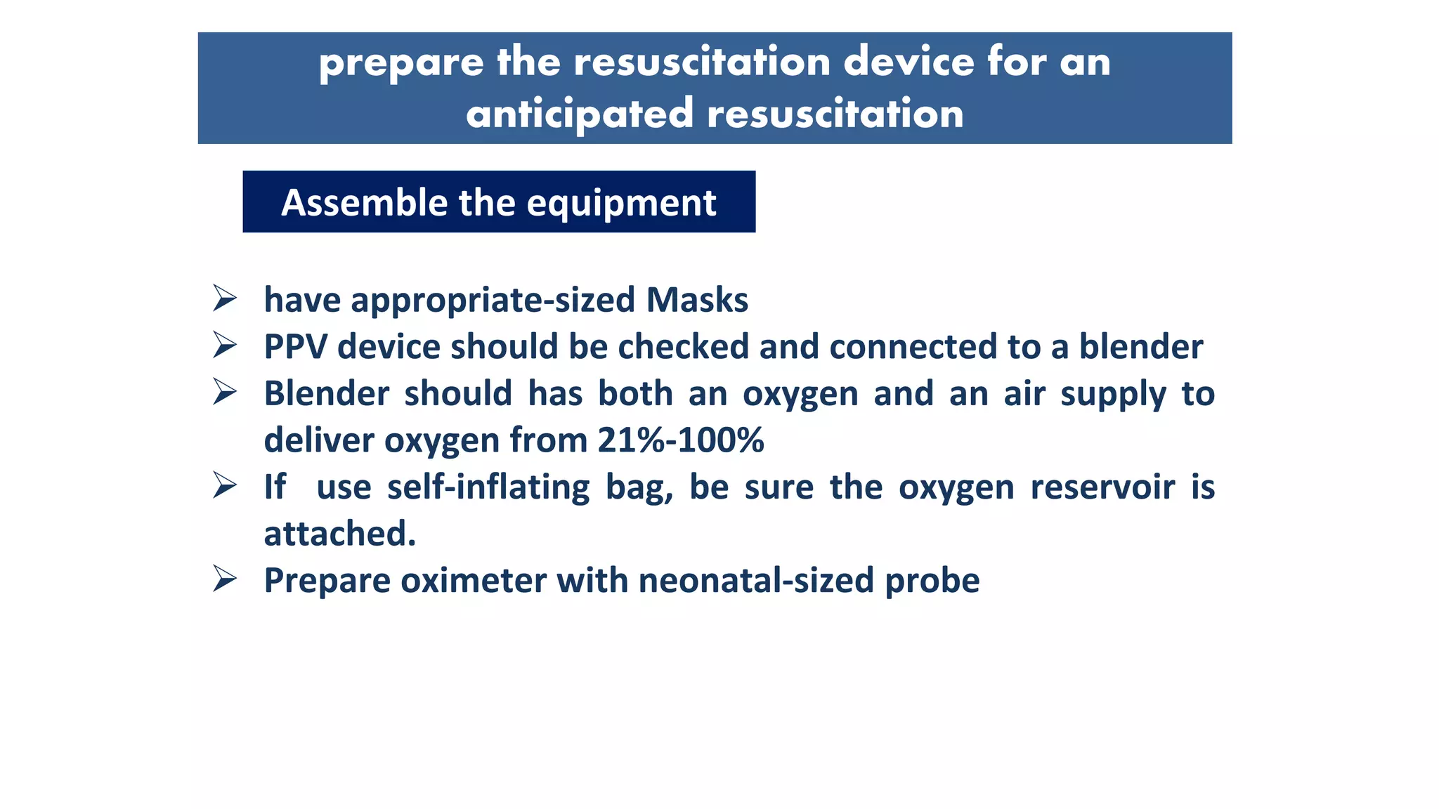 positive pressure ventilation in NRP | PPTX