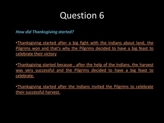 Ppv History Of Thanksgiving | PPT