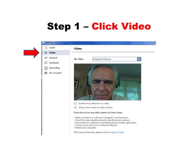 Pp Zoom self help tutorial video settings Rebecca Attree | PPT