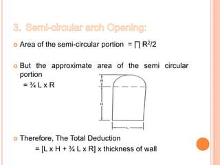 Deduction of opening , Number of bars and Bar Bending Scheduling | PPTX