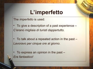 pp_vs_imperfetto.ppt past tense and imperfect tense | PPT