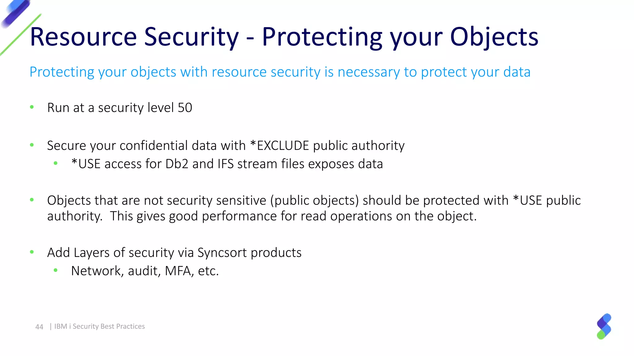 IBM i Security Best Practices | PPT