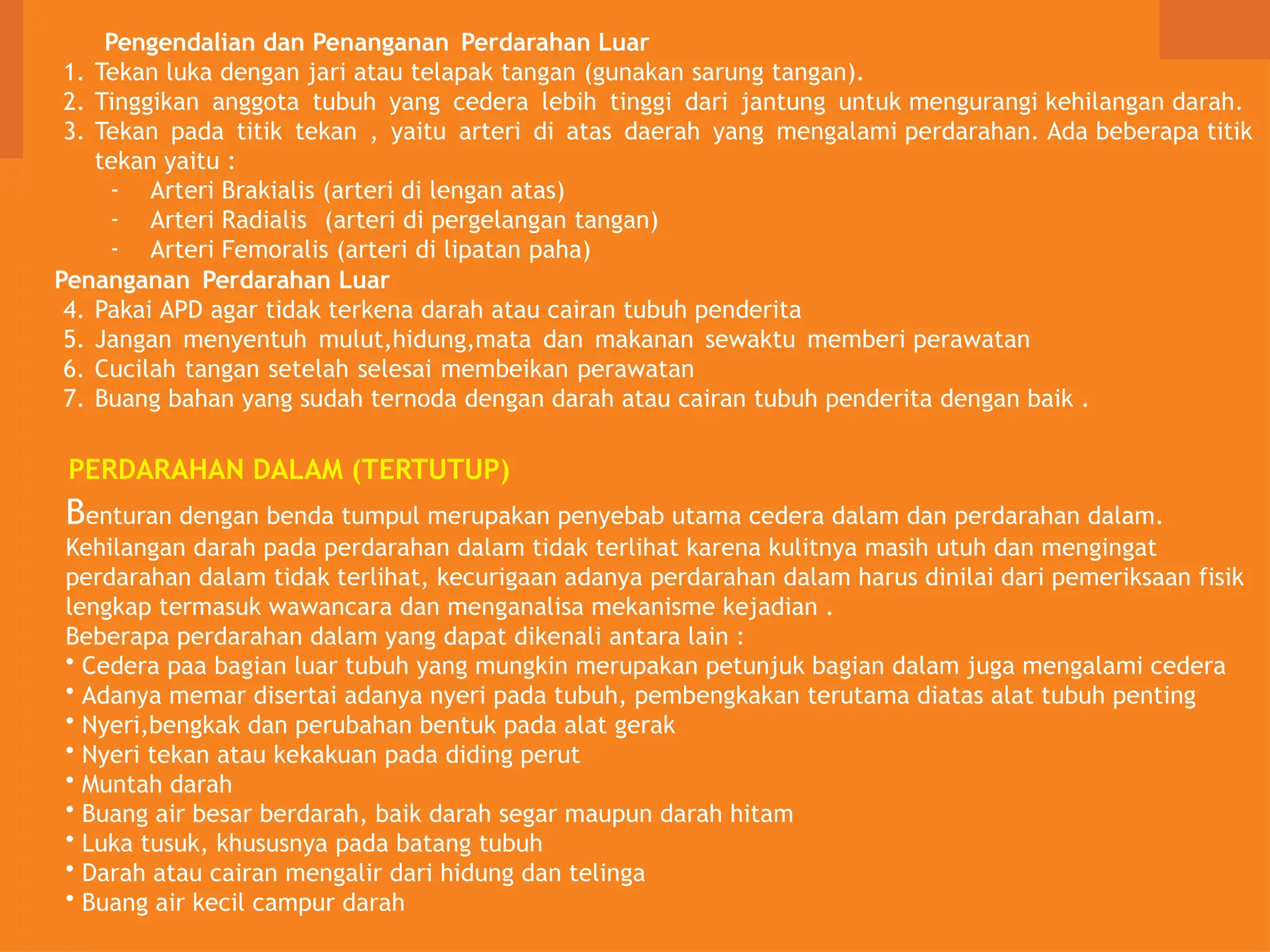 Pertolongan pertama pada kecelakaannnnnn | PPTX