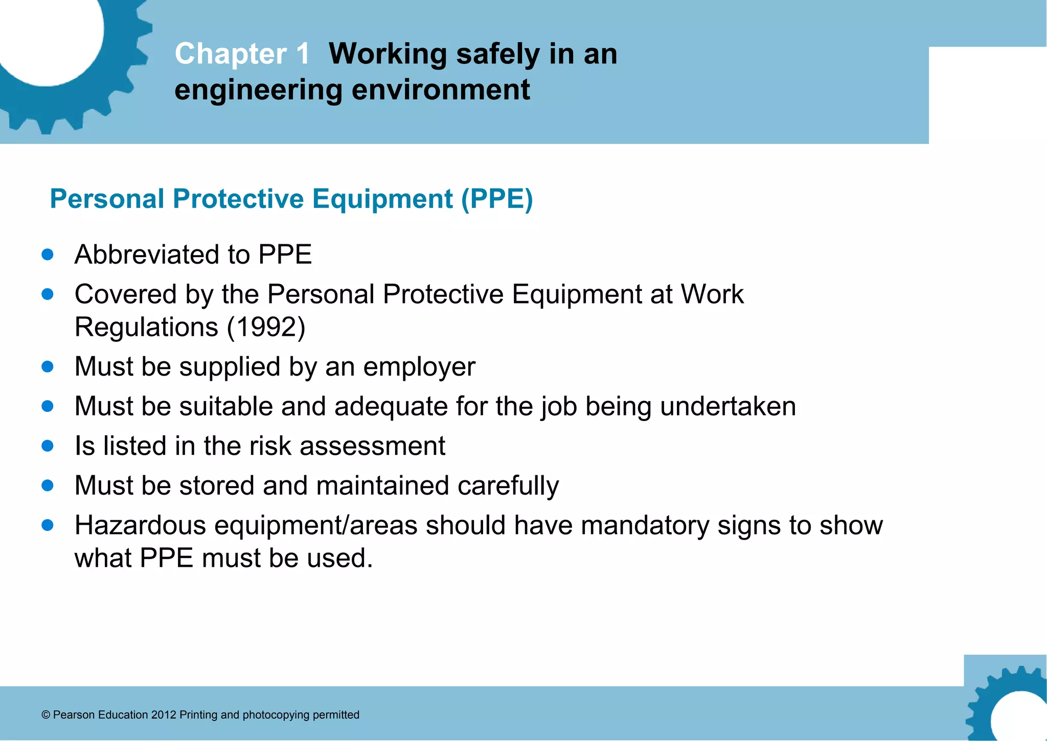 Pp working safely ppe | PPT
