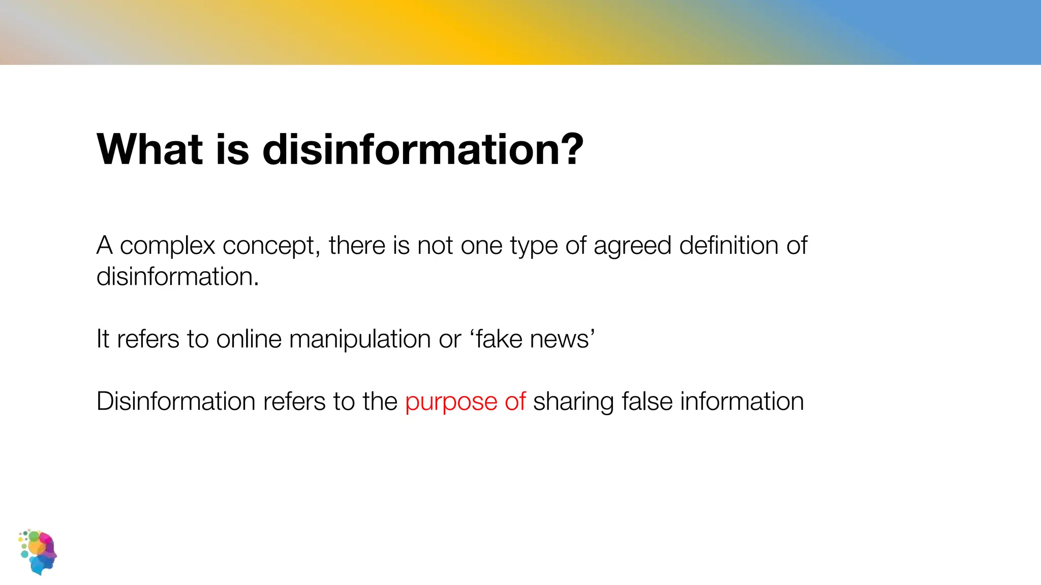 Disinformation and AI: Separating fact from fiction | PPTX