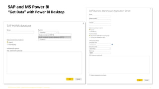 Power BI & SAP - Integration Options and possible Pifalls | PPT