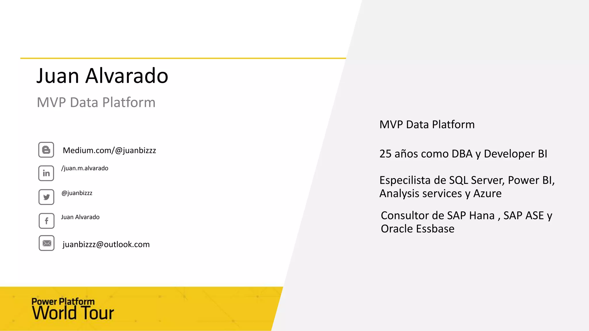 Power BI world tour - Power BI - inteligencia artificial | PPT