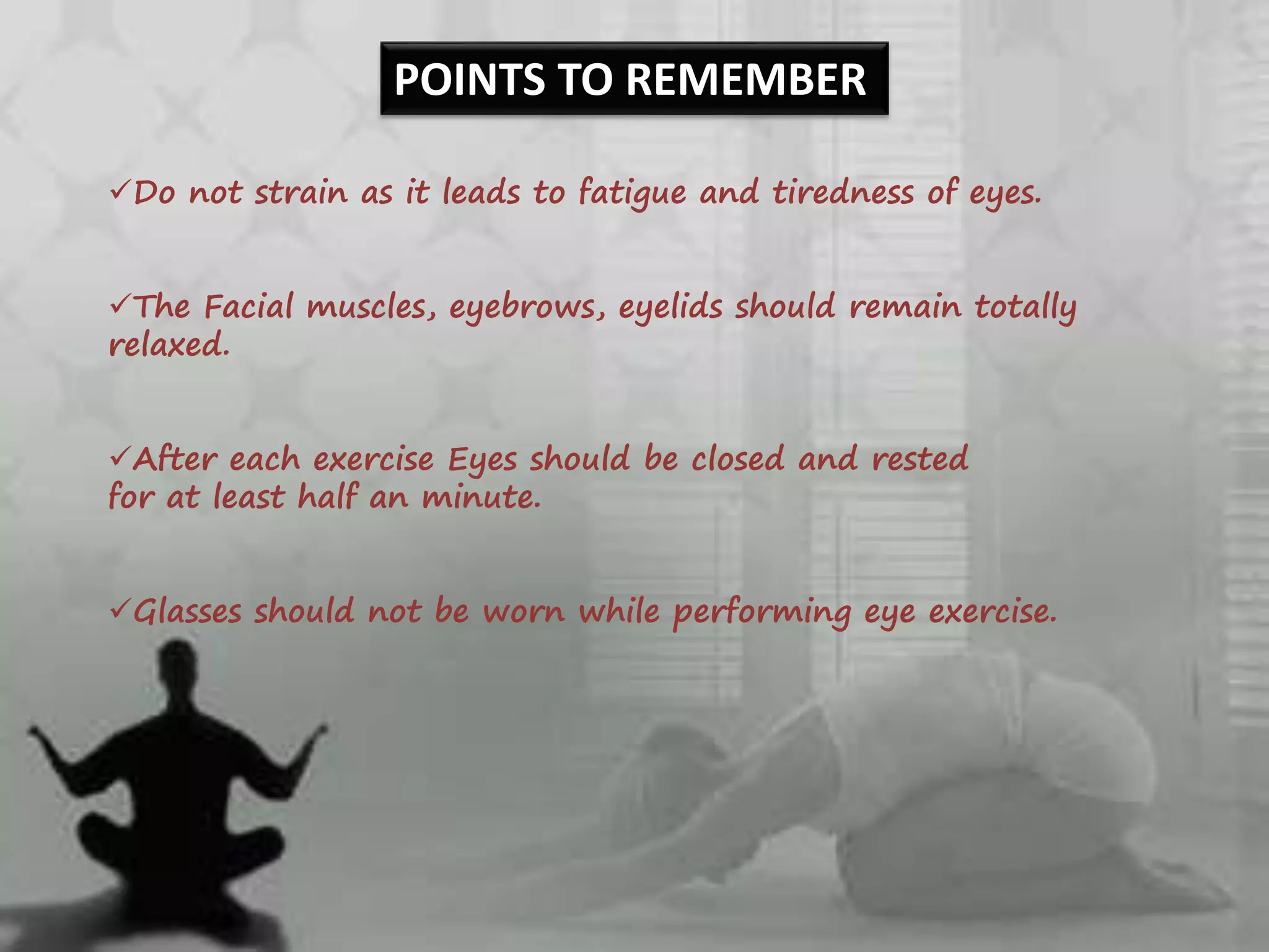 Eye Exercise - Yoga therapy | PPTX