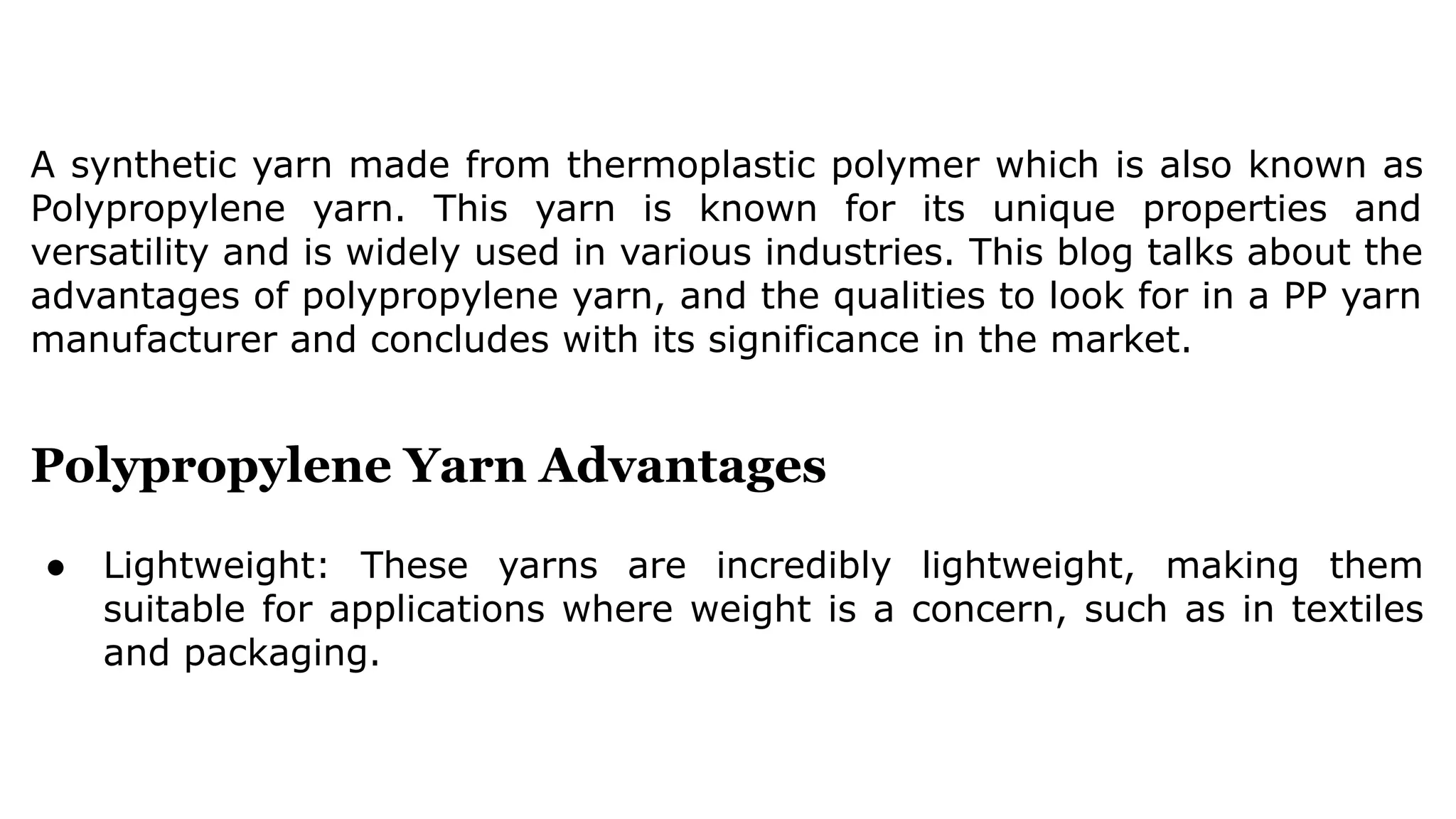 PP Yarn_ A Complete Guide to its Properties, Uses, and Benefits.pdf