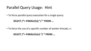 POLARDB for MySQL - Parallel Query | PDF | Databases | Computer Software and Applications