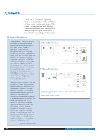 Power Quality in Internet Data Centers | PDF