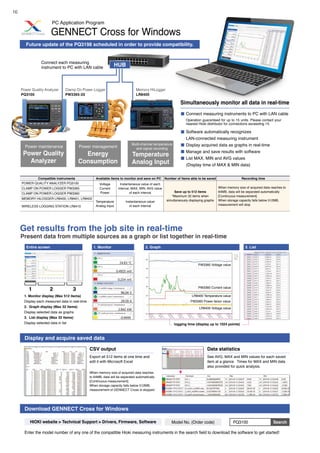 Hioki Power Quality Analyzer PQ3198 & PQ3100 | PDF
