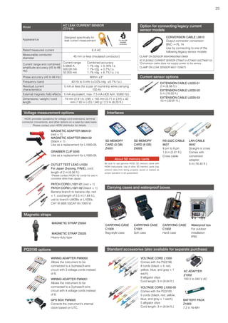 Hioki Power Quality Analyzer PQ3198 & PQ3100 | PDF
