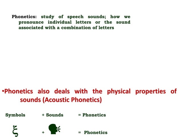 Basic phonetics | PPT