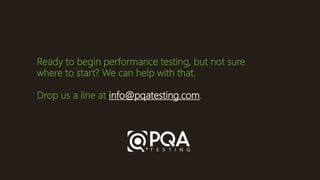 PQA's Performance Testing 101 | PPT