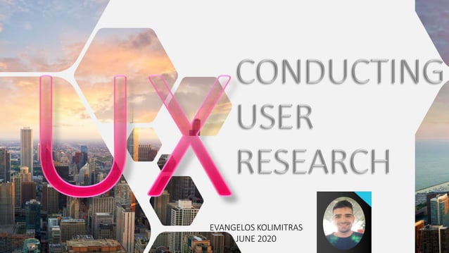 A user research interview conduction | PPT