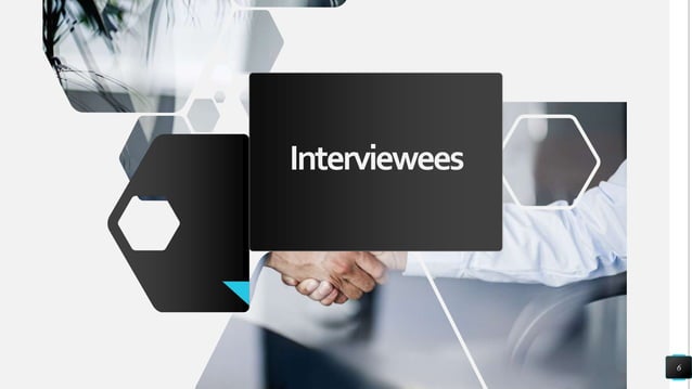 A user research interview conduction | PPT