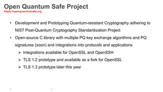 Post Quantum Cryptography: Technical Overview | PDF