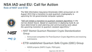 Post Quantum Cryptography: Technical Overview | PDF
