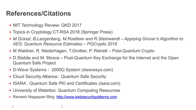 Post Quantum Cryptography: Technical Overview | PDF | Computing ...