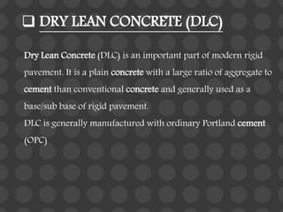 PQC concrete road | PPTX | Civil Engineering Industry | Industries