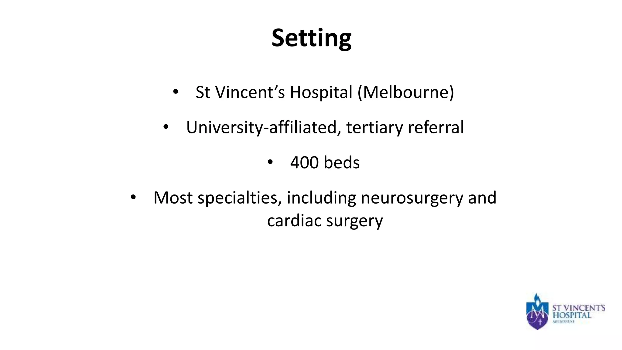 ANZICS S&Q 2014 - Abstract Presentation: Smith on duration of ...