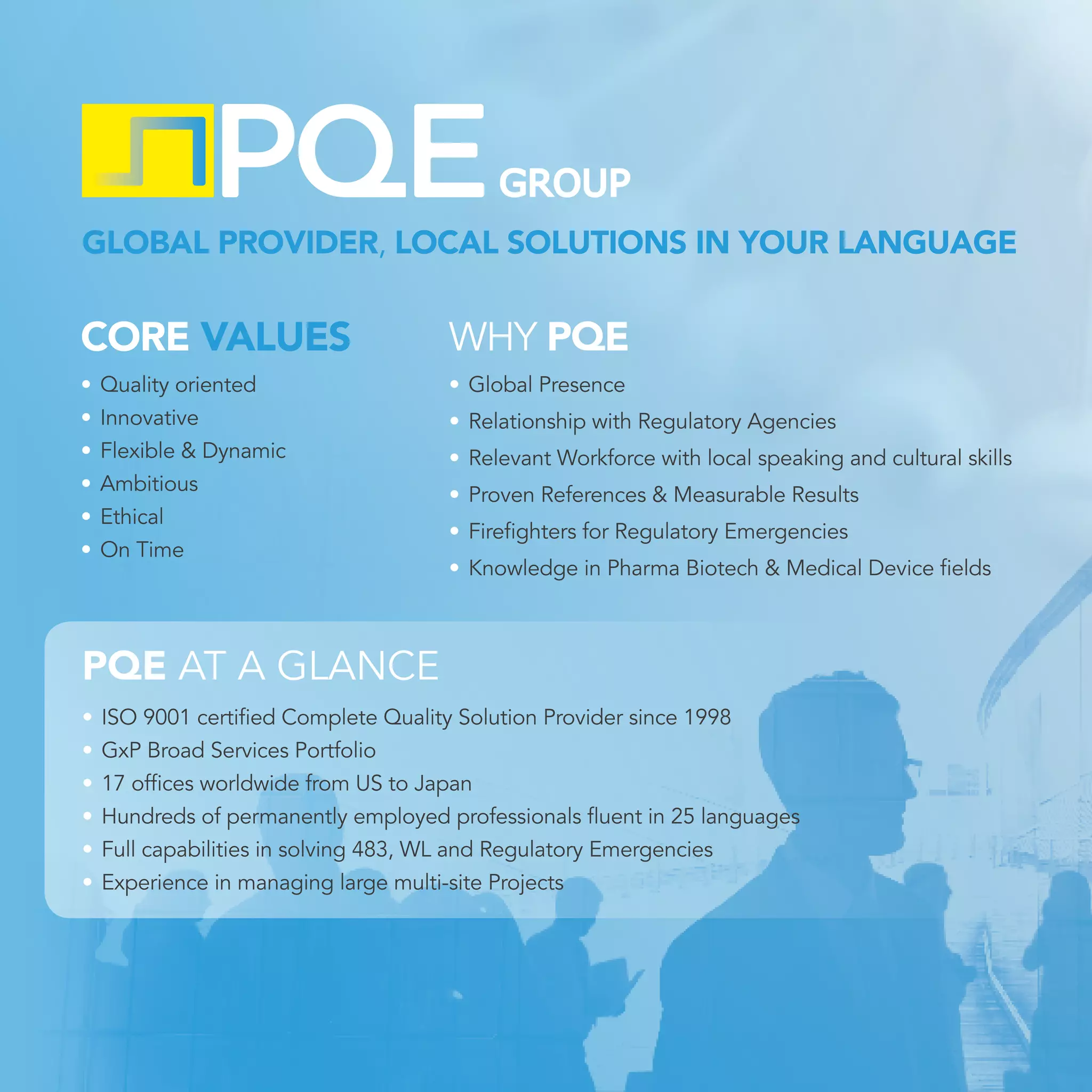 PQE group brochure | PDF