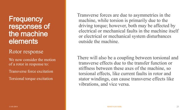Condition Monitoring Of Rotating Machines Ppt Ppt