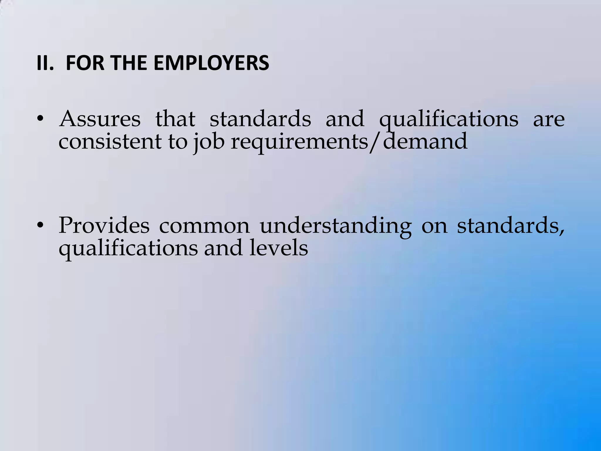 TESDA - Philippine Qualifications Framework (PQF) | PPTX
