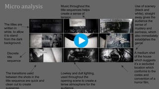 Title sequence research | PPTX