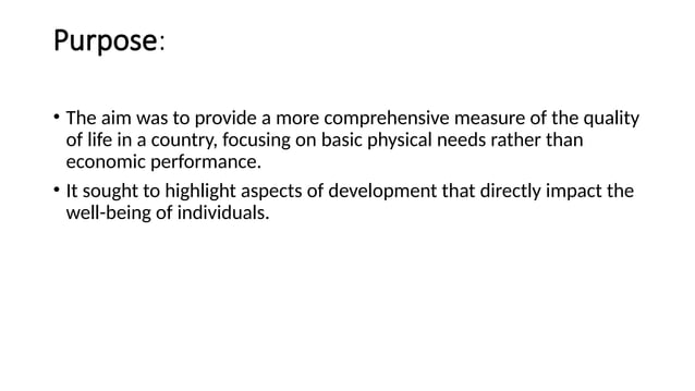 Physical Quality Life Index (PQLI): Measures, Calculation, Categories ...