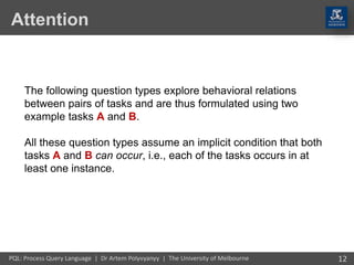 PQL: Process Query Language (An Interview) | PPTX