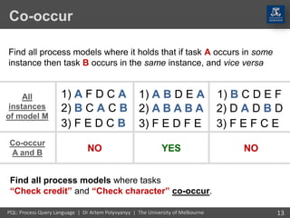 PQL: Process Query Language (An Interview) | PPTX