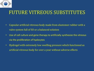 vitreous_anatomy__AND_SUBSTITUTE presentation dhir hospital bhiwani.pptx