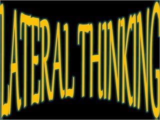learning curves lateral thinking and six hats of thinking | PPT