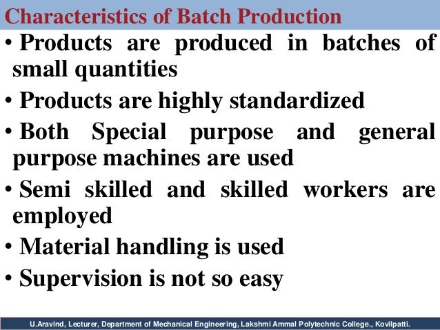 Production and Quality Management(PQM) - Unit 1 PPT -Chapter 1 : Topic Production - Diploma 4th ...