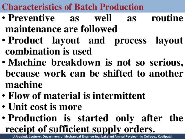 Production and Quality Management(PQM) - Unit 1 PPT -Chapter 1 : Topic Production - Diploma 4th ...