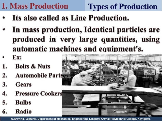 Production and Quality Management(PQM) - Unit 1 PPT -Chapter 1 : Topic ...