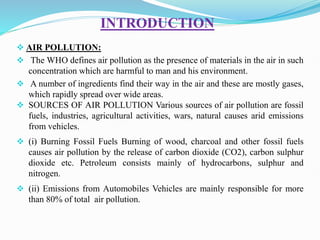 Air_Pollution_Environmental_Science_B.pharm_2nd_sem.pptx | Indoor ...