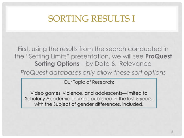 ProQuest Research Library | PPT